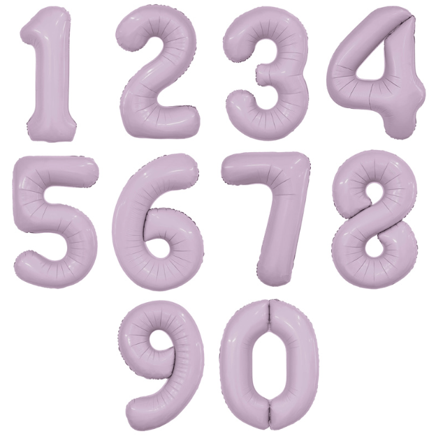 Numbers *** LAVANDER 102 cm, Agura — Decorbal.md | Baloane Latex ...